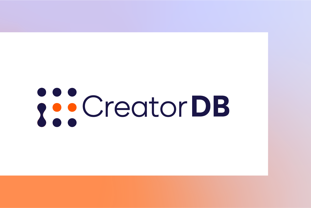 CreatorDB has Launched! - CreatorDB